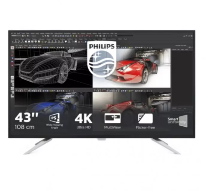 Monitor Second Hand PHILIPS BDM4350UC/00 LED cu stand Diagonala 43 inch - cel.ro