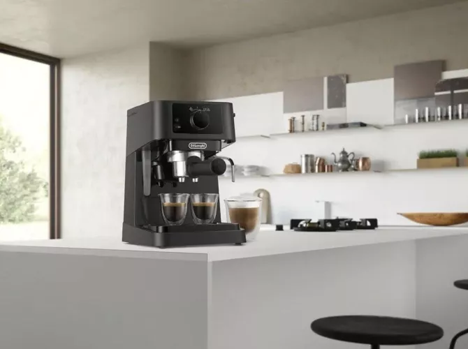Espressor manual DE&rsquo LONGHI Stilosa EC 230.BK 1l 1100W 15 bari ...