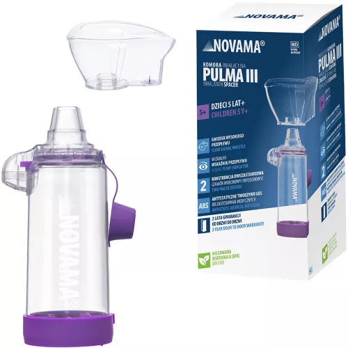 Camera de inhalare Novama Pulma III cu masca 5 ani - adult capacitate ...