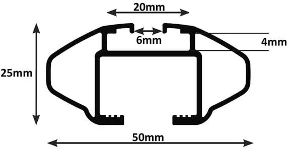Bare transversale Green Valley Trax pentru Esemka Rajawali 2008-2013 ...