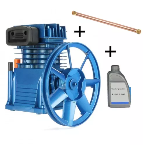 Cap compresor de aer 300l/min 2-3kW 10 bari + teava de racord oj6g ...