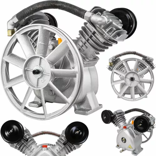 Cap compresor aer cu 2 cilindri pistoane 65mm pentru 2.2kW 50-150L ...