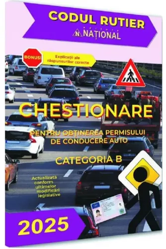 Chestionare pentru obtinerea permisului de conducere auto categoria B 2025 - cel.ro