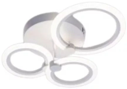 Lustra led cercuri 40W cu 3 brate 3 culori ir 440mm x 150mm