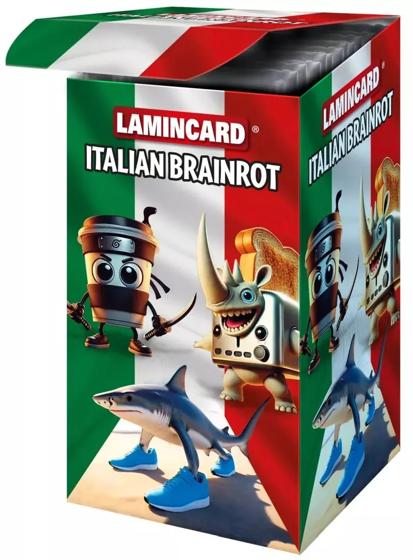 Carti de joc Italian Brainrot plic de colectie cu 5 carti LAMINCARD ...