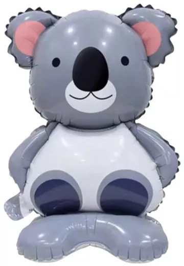 Balon din Folie Metalizata Cyrax Mini Figurine Animalute Model Koala ...
