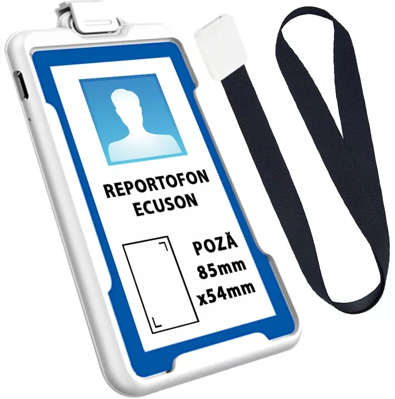 Ecuson cu microfon ascuns activare vocala MP3 Player 16GB - K3 uavl ...