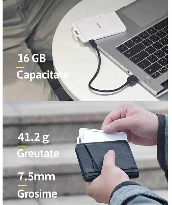 Ecuson cu microfon ascuns activare vocala MP3 Player 16GB - K3 uavl ...