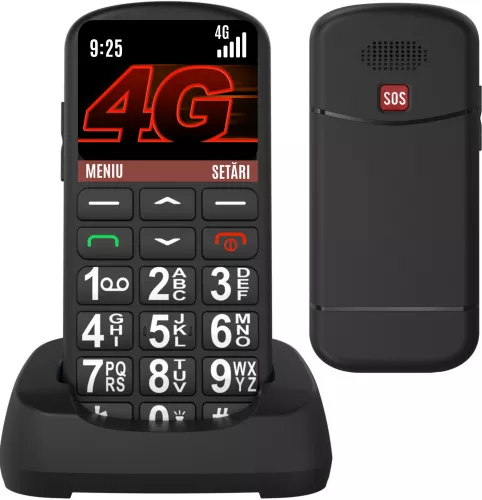 Telefon Mobil pentru Seniori cu Taste Mari 4G Meniu in Limba Romana ...