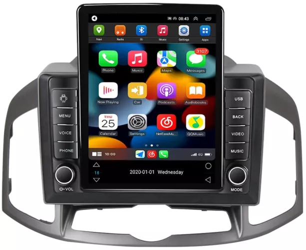 Navigatie dedicata Chevrolet Captiva 2012-2017 Tesla Style ANDROID 13 ...