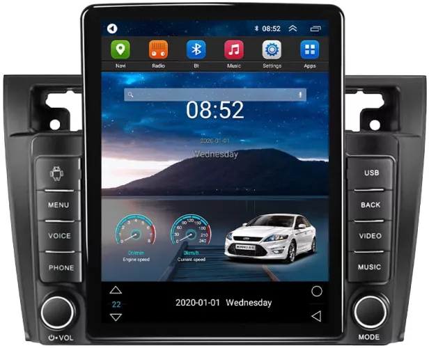 Navigatie dedicata Ford Fiesta Mk5 2002-2008 Tesla Style ANDROID 13