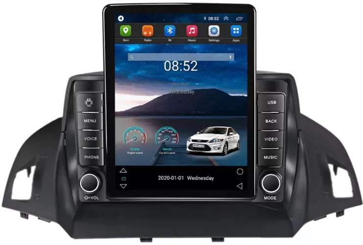 Navigatie dedicata Ford Kuga 2012-2019 Tesla Style ANDROID 13 Carplay ...