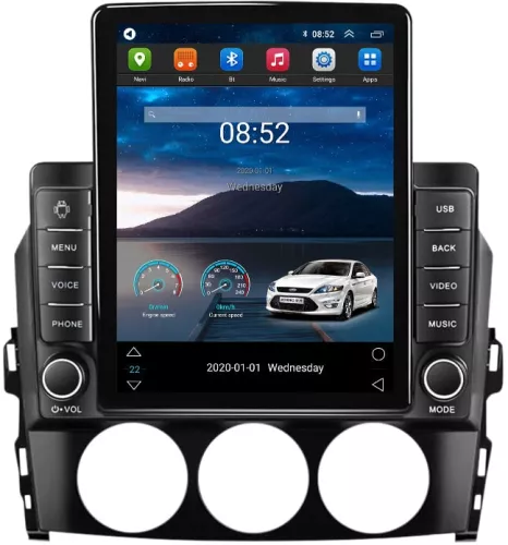 Navigatie dedicata Mazda MX-5 2008-2015 Tesla Style ANDROID 13 Carplay ...