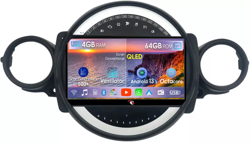 Navigatie dedicata Mini Cooper 2011-2014 4GB RAM 64GB ROM Octacore ...