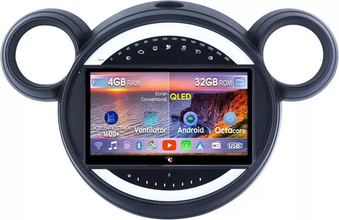 Navigatie dedicata Mini Cooper Countryman 2007-2014 4GB RAM 32GB ROM ...