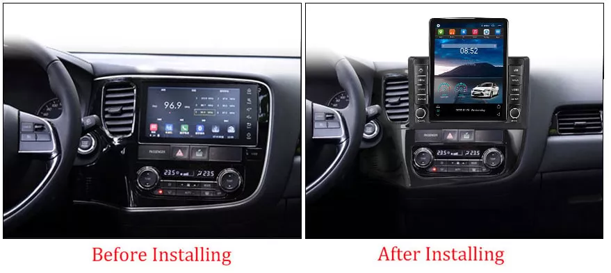 Navigatie dedicata Mitsubishi Outlander 2012-2018 Tesla Style ANDROID 13