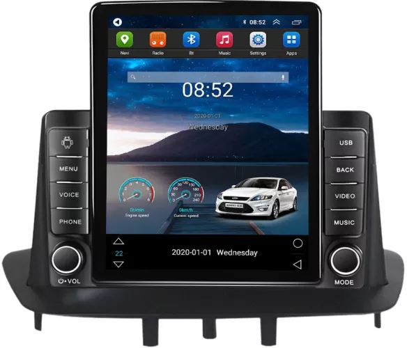Navigatie dedicata Renault Megane 3 2008-2014 Tesla Style ANDROID 13 ...