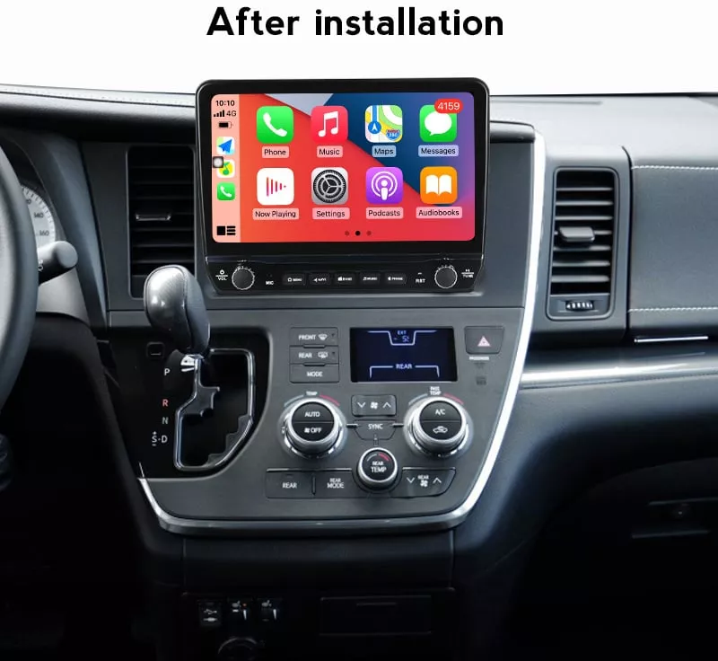Navigatie dedicata Sienna 2016-2018 cu butoane rotative model 2024 9 ...