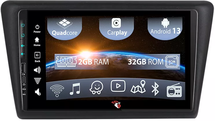Navigatie dedicata Skoda Rapid 2013-2017 USB&Butoane fizice frontale ...