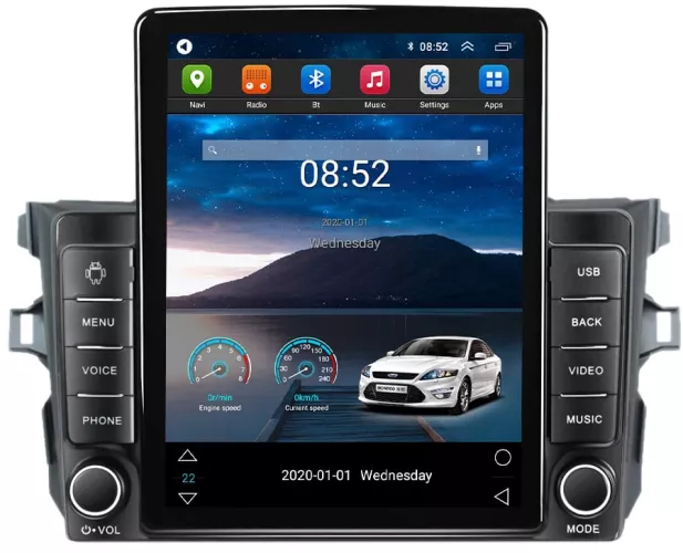 Navigatie dedicata Toyota Corolla 2006-2013 Tesla Style ANDROID 13 - cel.ro