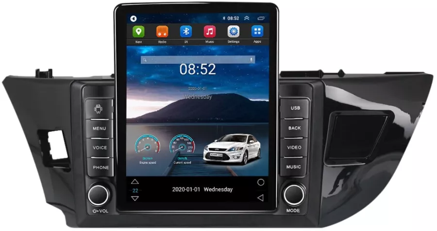 Navigatie dedicata Toyota Corolla 2012-2016 Tesla Style ANDROID 13