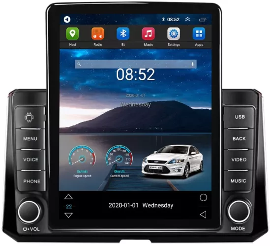 Navigatie dedicata Toyota Corolla 2018-2019 Tesla Style ANDROID 13