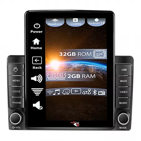 Navigatie dedicata Toyota Etios Tesla Style ANDROID 13 Carplay&Android ...