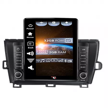 Navigatie dedicata Toyota Prius 2009-2015 Black Tesla Style ANDROID 13