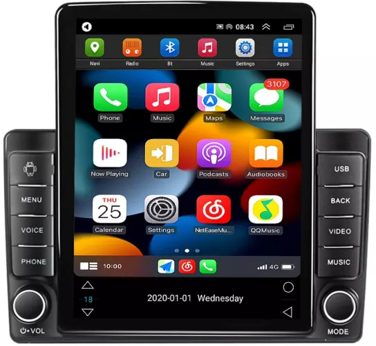 Navigatie dedicata VW Passat B5 Tesla Style ANDROID 13 Carplay&Android ...