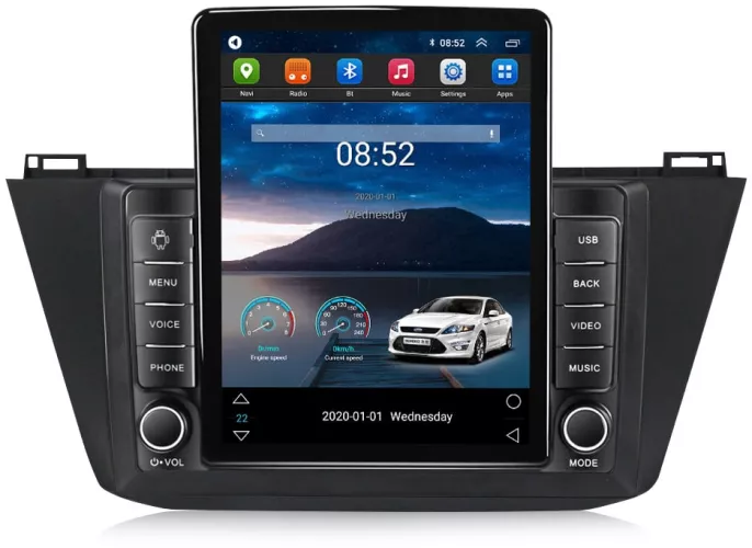 Navigatie dedicata VW Tiguan 2017-2019 Tesla Style ANDROID 13 10 inch ...