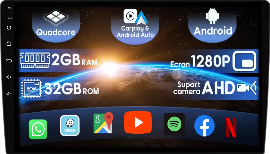 Resigilata Navigatie GPS universala 2 GB RAM 32 ROM Android 13 Display ...