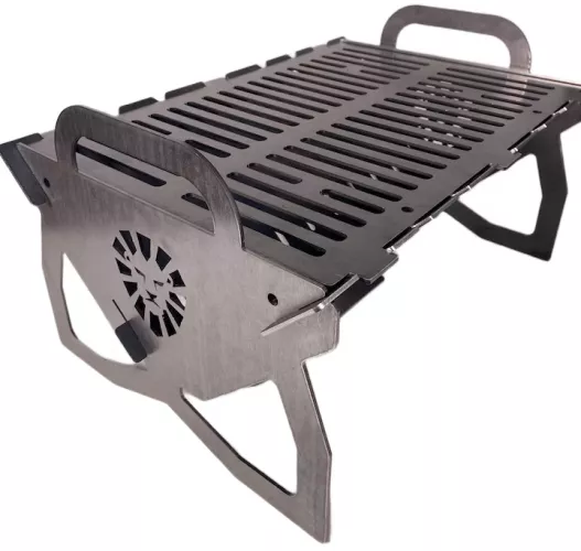 Gratar pliabil/portabil de masa otel heavy-duty camping/gradina 450 x ...