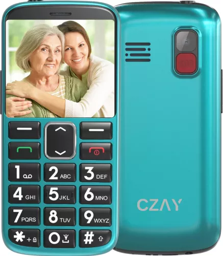 Telefon Mobil Seniori cu Butoane Mari CZAY® Meniu in Limba Romana Maghiara