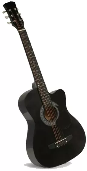 Chitara clasica din lemn 95 cm neagra idvo_855571421 - cel.ro