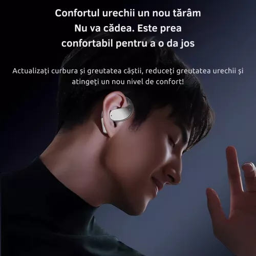 Casti Wireless AI Translator 144 Limbi ANC True Wireless Stereo Muzica and