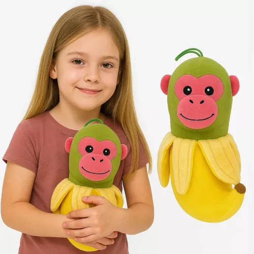 Jucarie de plus Banana Chimpanzini Bananini Brain Rot ABYZ Dimensiune ...