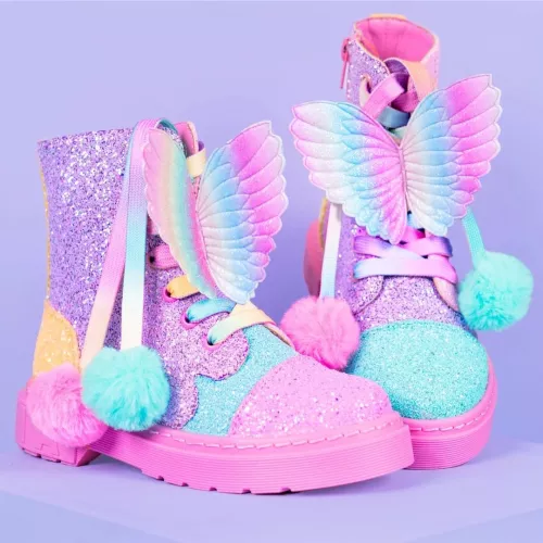 Ghetute Madmia pentru fete cu aripi de zana rainbow glitter 35 EU eepl ...