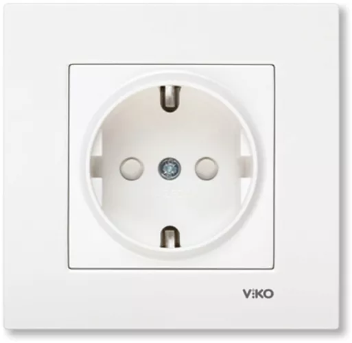 Priza Schuko cu protectie pentru copii si clema Karre Viko VI-KAS.COP ...
