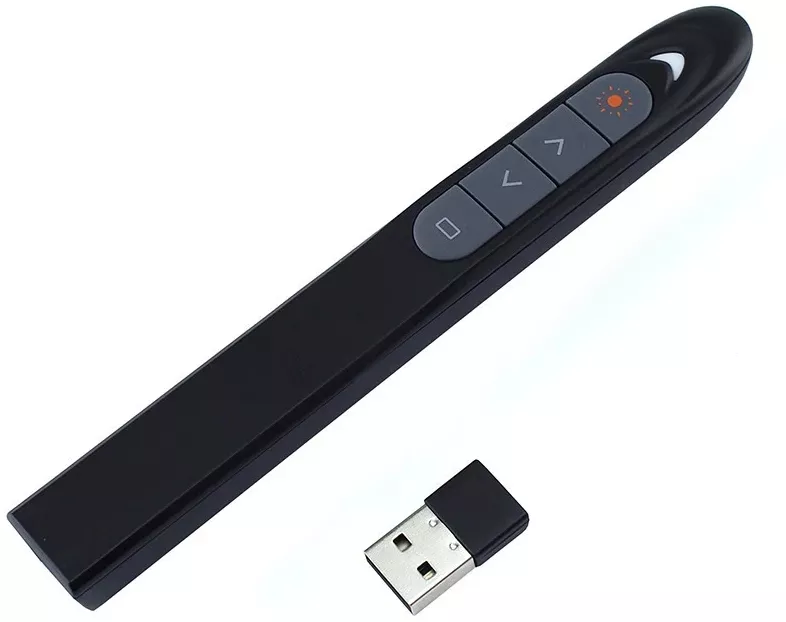 Presenter Wireless laser pointer receiver USB Android iOS Windows 100 m ...