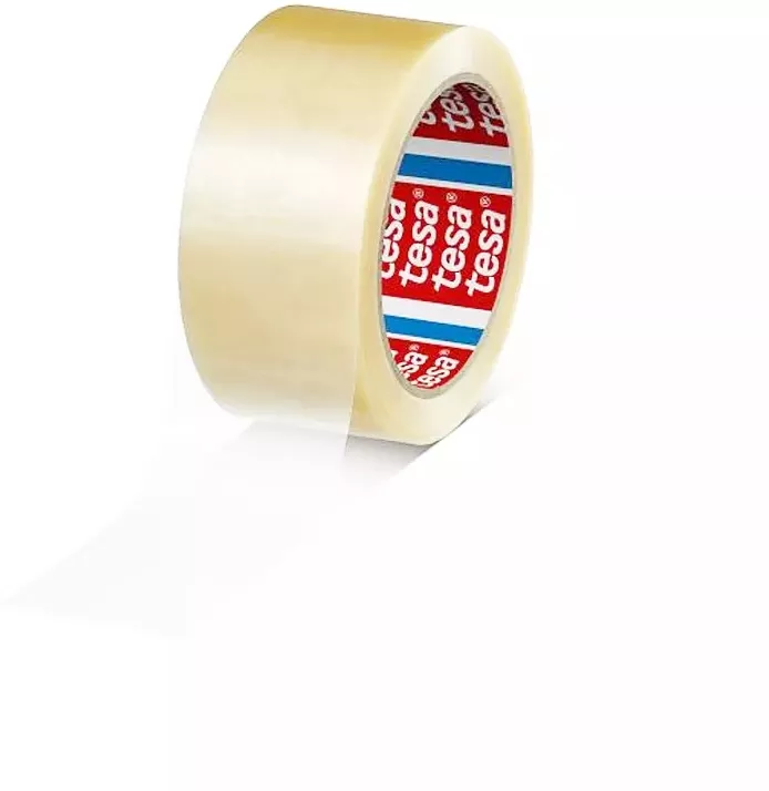 Banda adeziva transparenta rola 48mm x 66m baza cauciuc sintetic Tesa ...