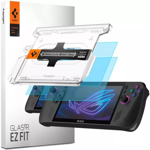 Folie pentru Asus ROG Ally X set 2 - Spigen Glas.tR EZ-FIT - Clear - cel.ro