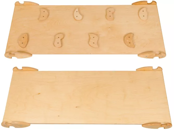 Set de catarare mare 2in1 Triunghi Pikler cu Rampa si Arc Escaladare ...