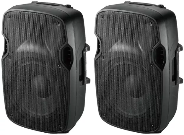 Boxe Profesionale Active Ibiza 1200w 2x15 Inch/38 Cm 2-cai Bass-reflex ...