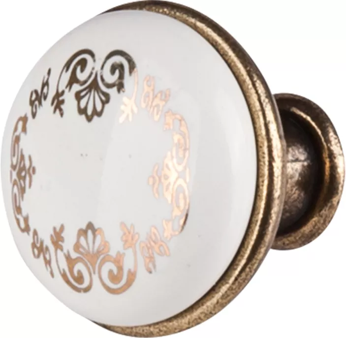 Buton pentru mobilier Ceramic Retro Evotools