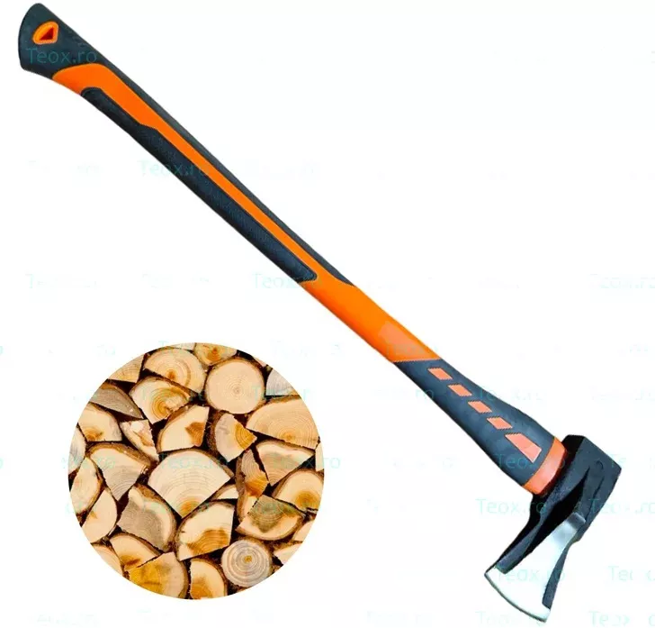 Topor Despicat 2 kg Totokita® Coada Fibra Ergonomic 80 cm - Teox