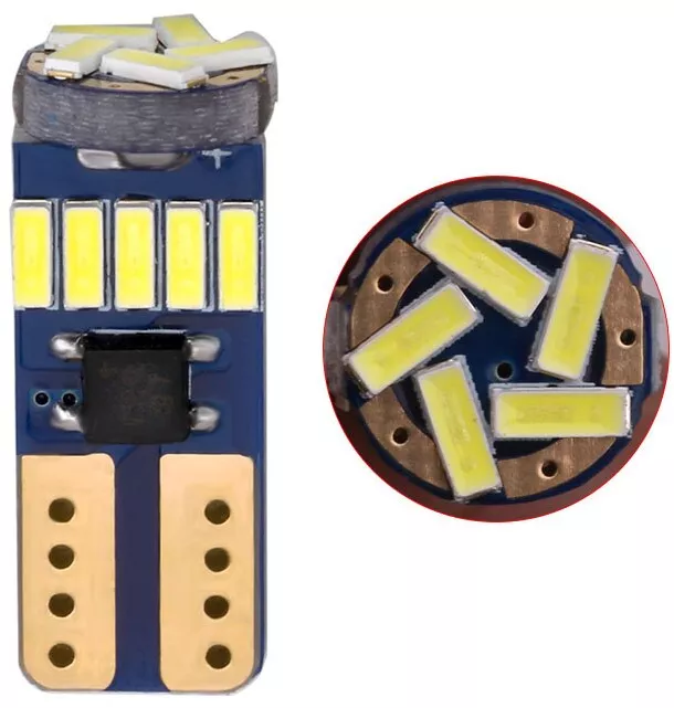 Led auto canbus model T10 15 smd 5630 5730 canbus W5W VT-3347 - cel.ro