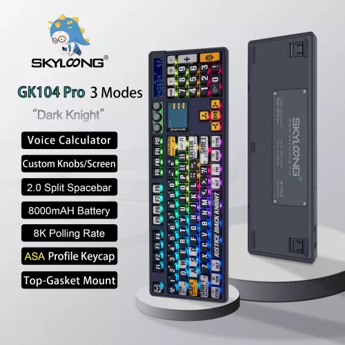 Wireless tastatura mecanica &ndash inchis Knight roz roz - cel.ro