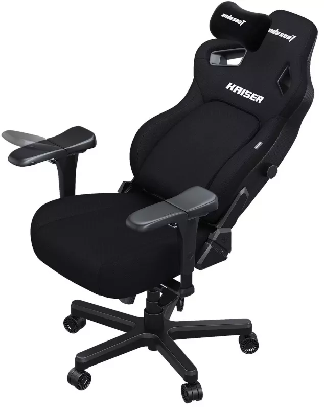 Scaun de gaming Kaiser 4 XL Anda Seat din material textil negru - cel.ro