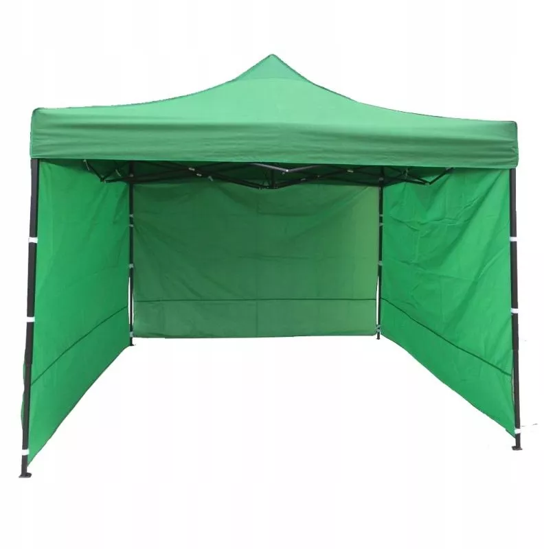 Cort tip pavilion cu 3 pereti laterali structura solida otel si ...