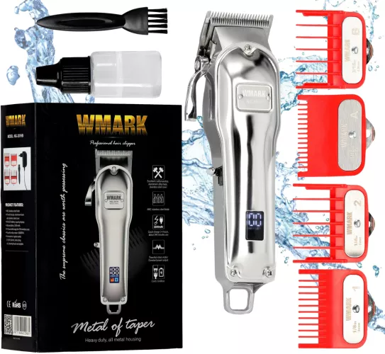 Aparat profesional de ras si tuns pentru parul de barba pe corp model LCD